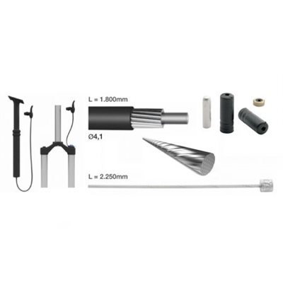 Elvedes Cable Kit for Dropper-Post and Lock-Out Remotes (Excl. Remote ...