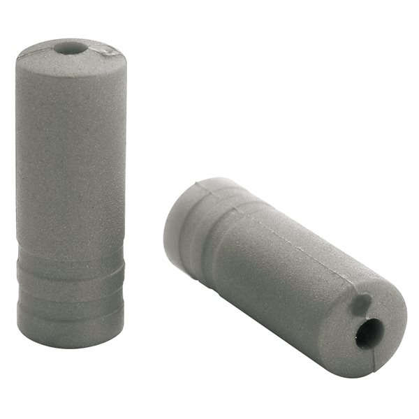 150 Ferrules Ø4,3mm PVC Silver